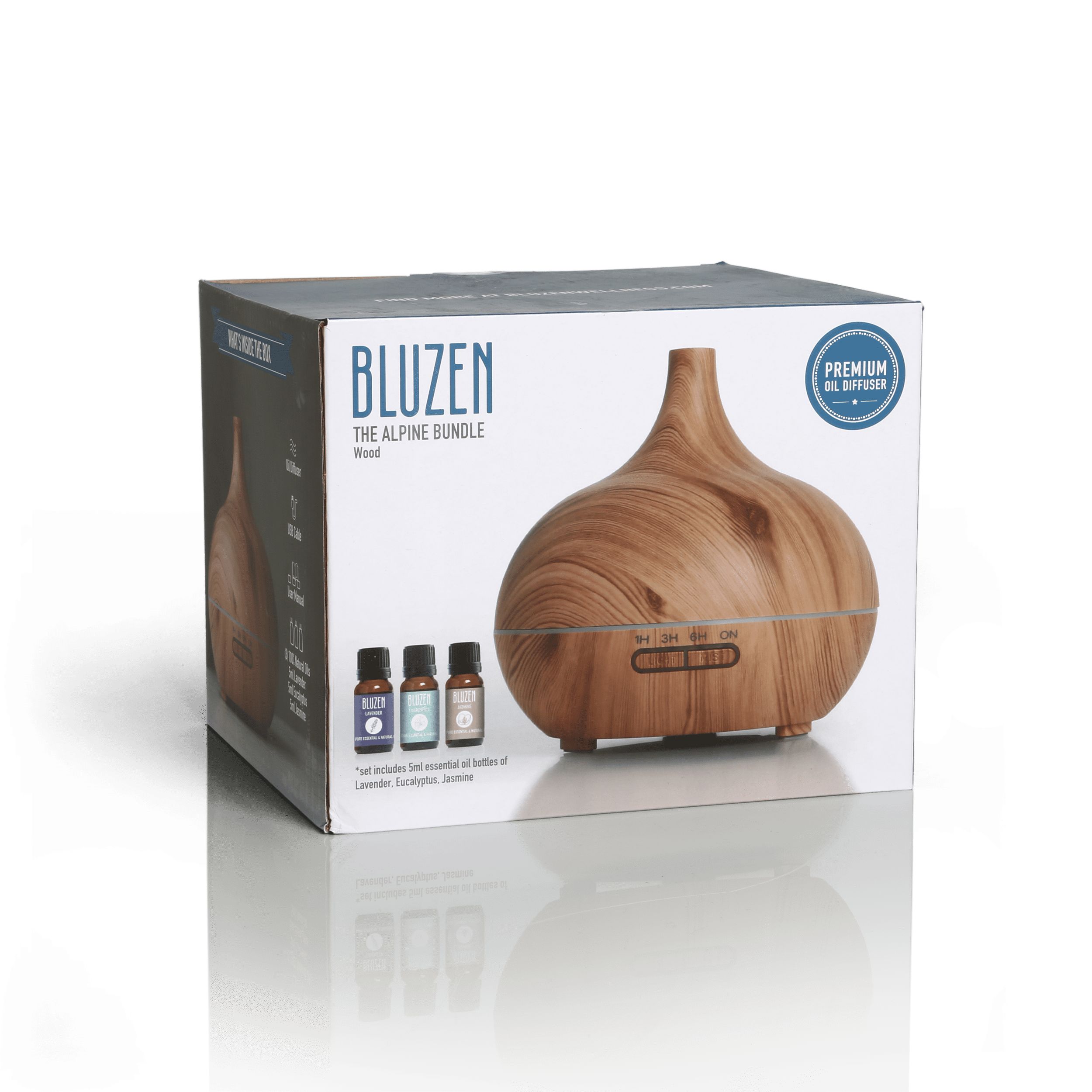 Alpine Diffuser Bundle + 3x 5mL Oils - Walmart.com