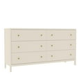 Alpine Furniture Avery Dresser, Coconut Milk - Walmart.com