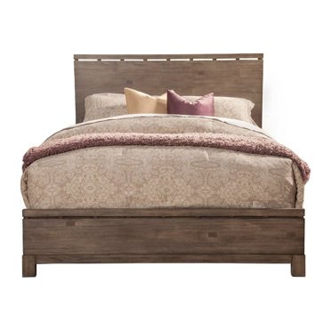 Alpine Furniture Amanda Upholstered Platform Bed, Multiple Sizes ...