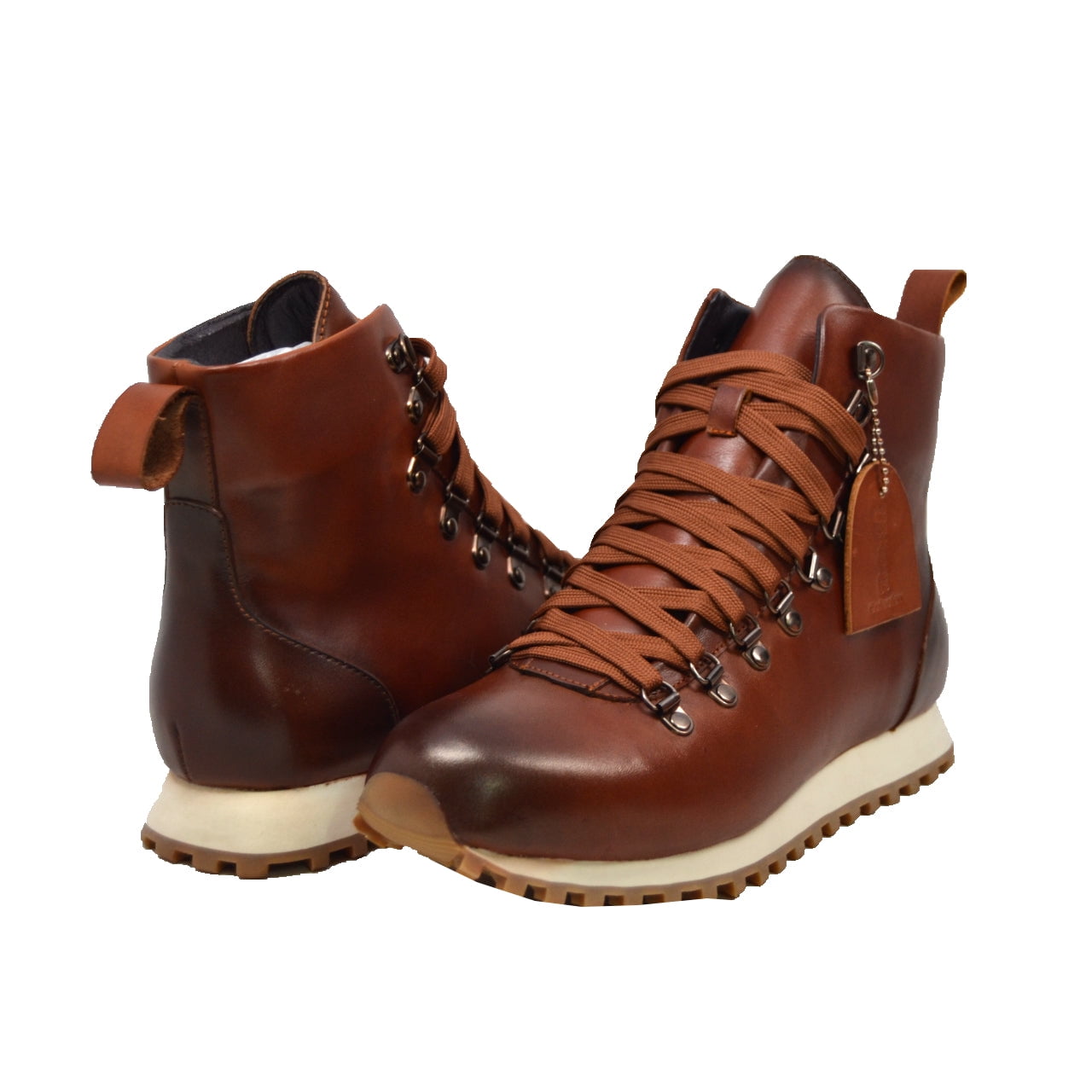 Alpine GT Boots Handcrafted Leather-Suede Mens Shoes - Walmart.com