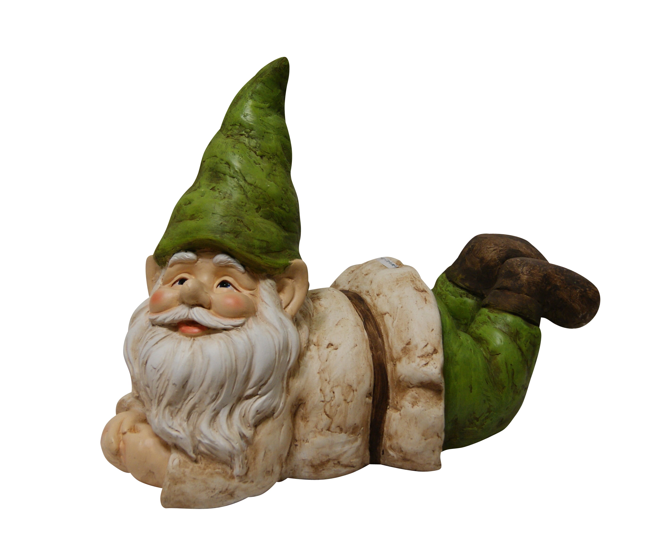 Alpine Gnome Laying Down Statuary, 13 Inch Tall - Walmart.com