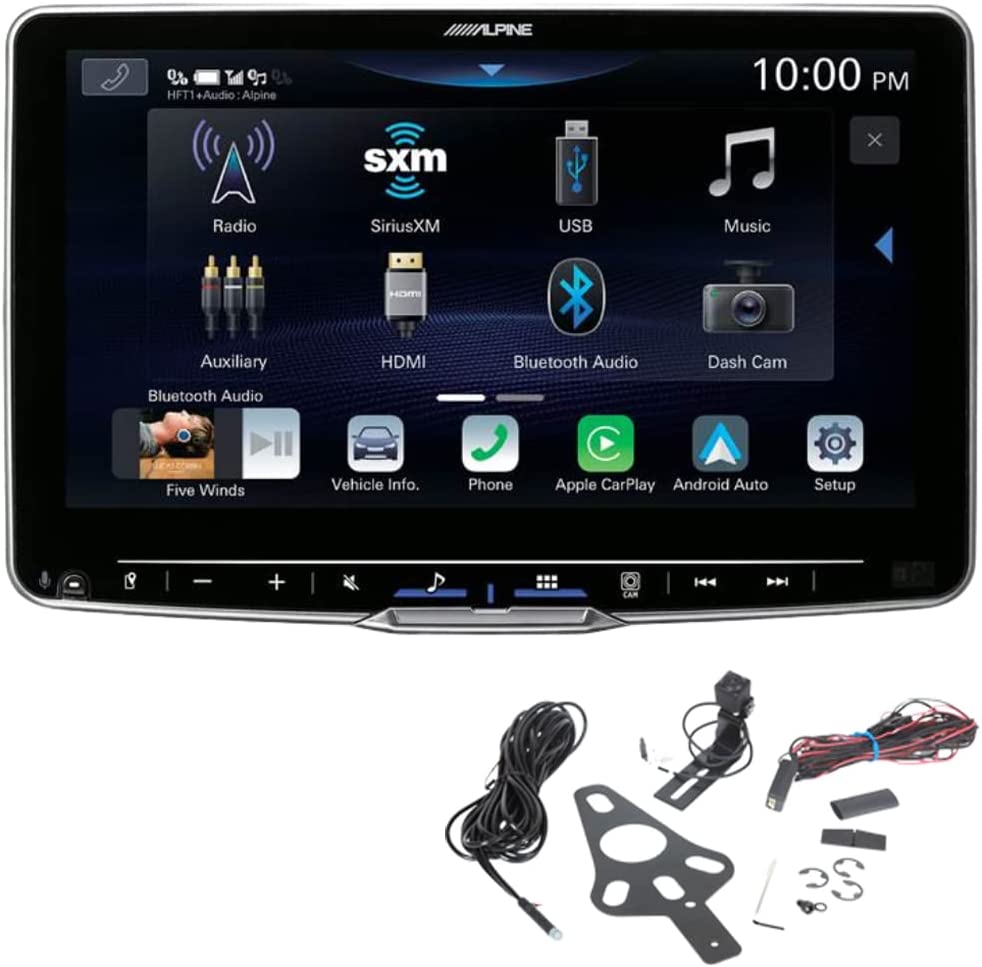 Alpine Halo9 ILX-F509 9" Digital Multimedia Receiver, HCE-RCAM-WRA ...