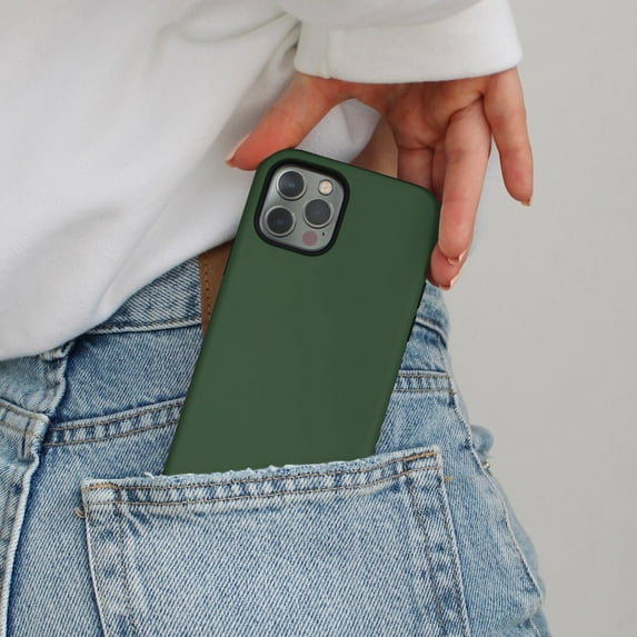 Alpine Hunter Green Solid Color Minimal Phone Case 17 16 15 14 13 12 11 ...