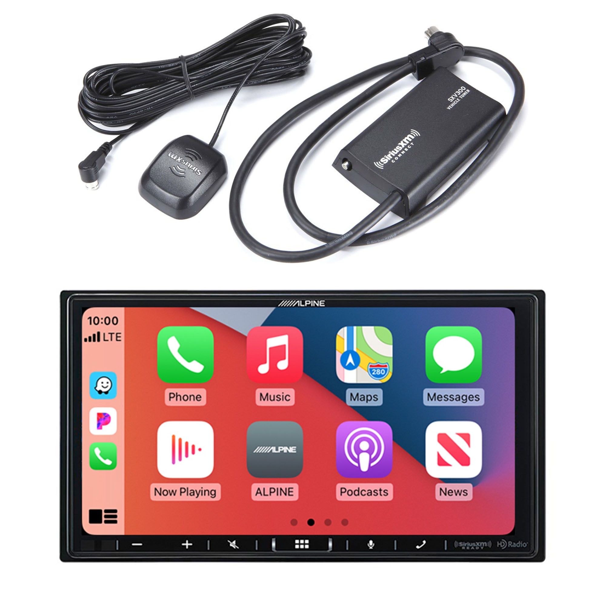 Alpine ILX-407 7-inch Multimedia Receiver with SWI-RC Steering Wheel ...