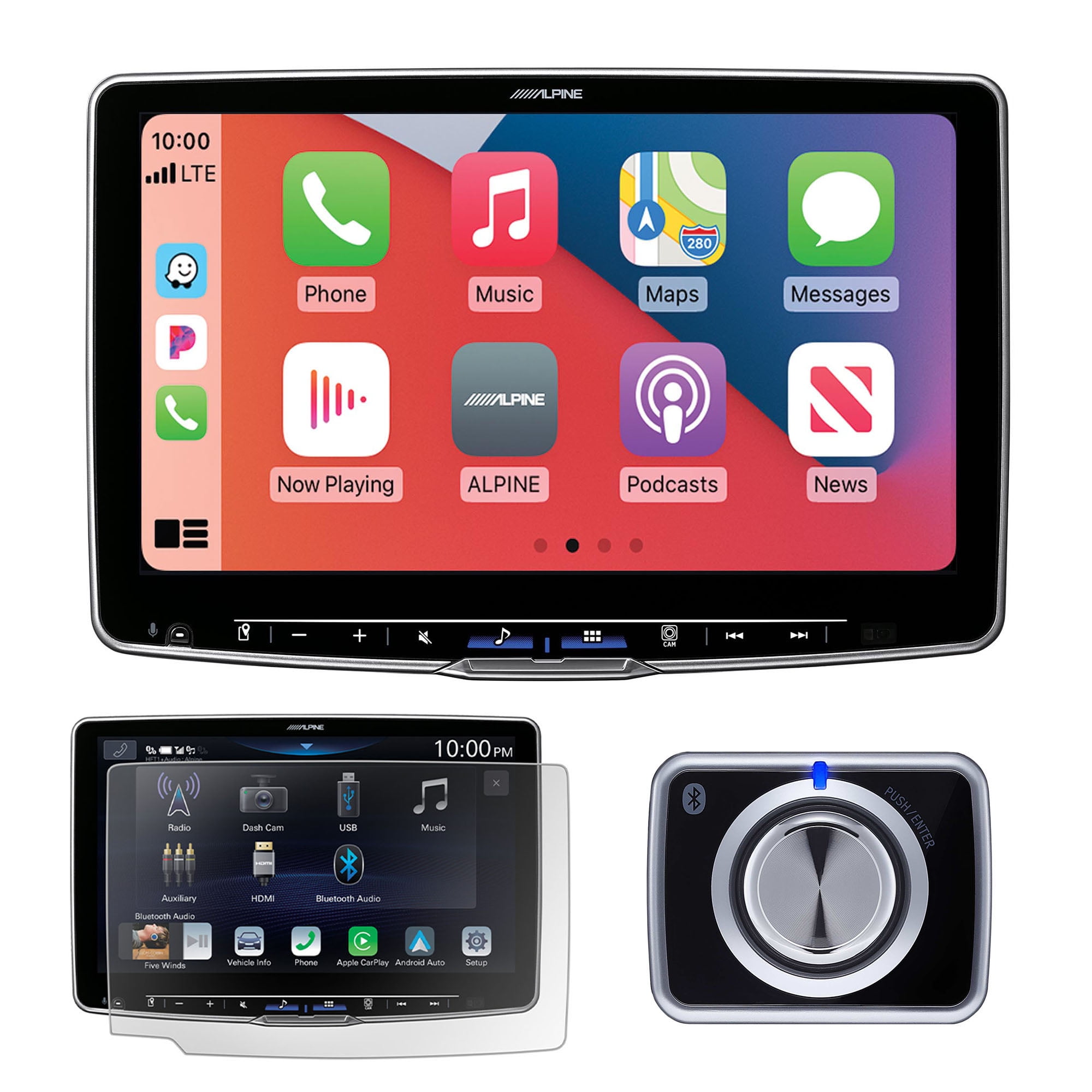 Alpine ILX-F511 Halo11 11" Multimedia Touchscreen Receiver w/ Screen ...