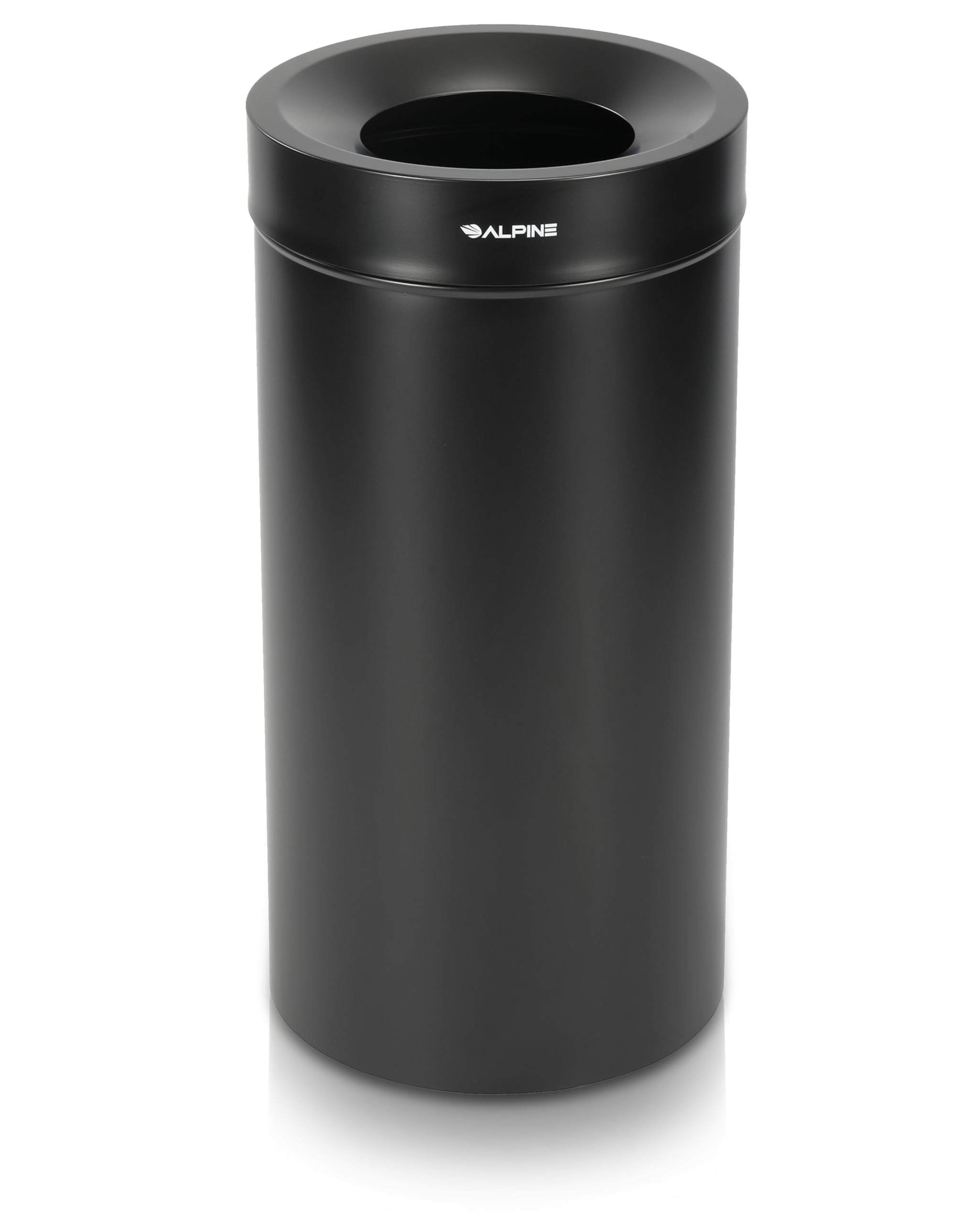 Alpine Indoor Commercial Trash Can with Lid - 27 Gallon Heavy Duty ...