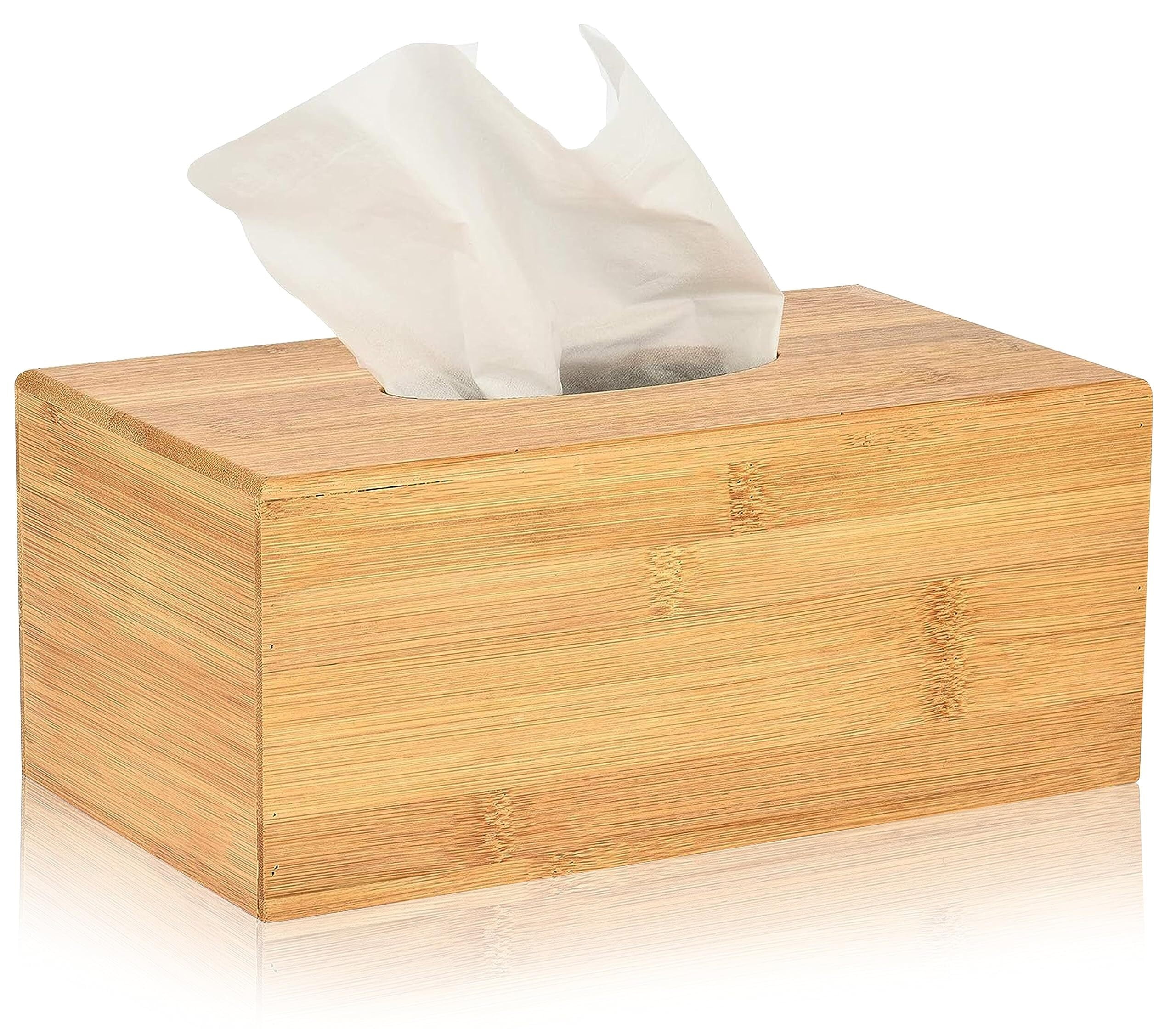 Alpine Industries Acrylic Rectangular Facial Tissue Dispenser Box ...