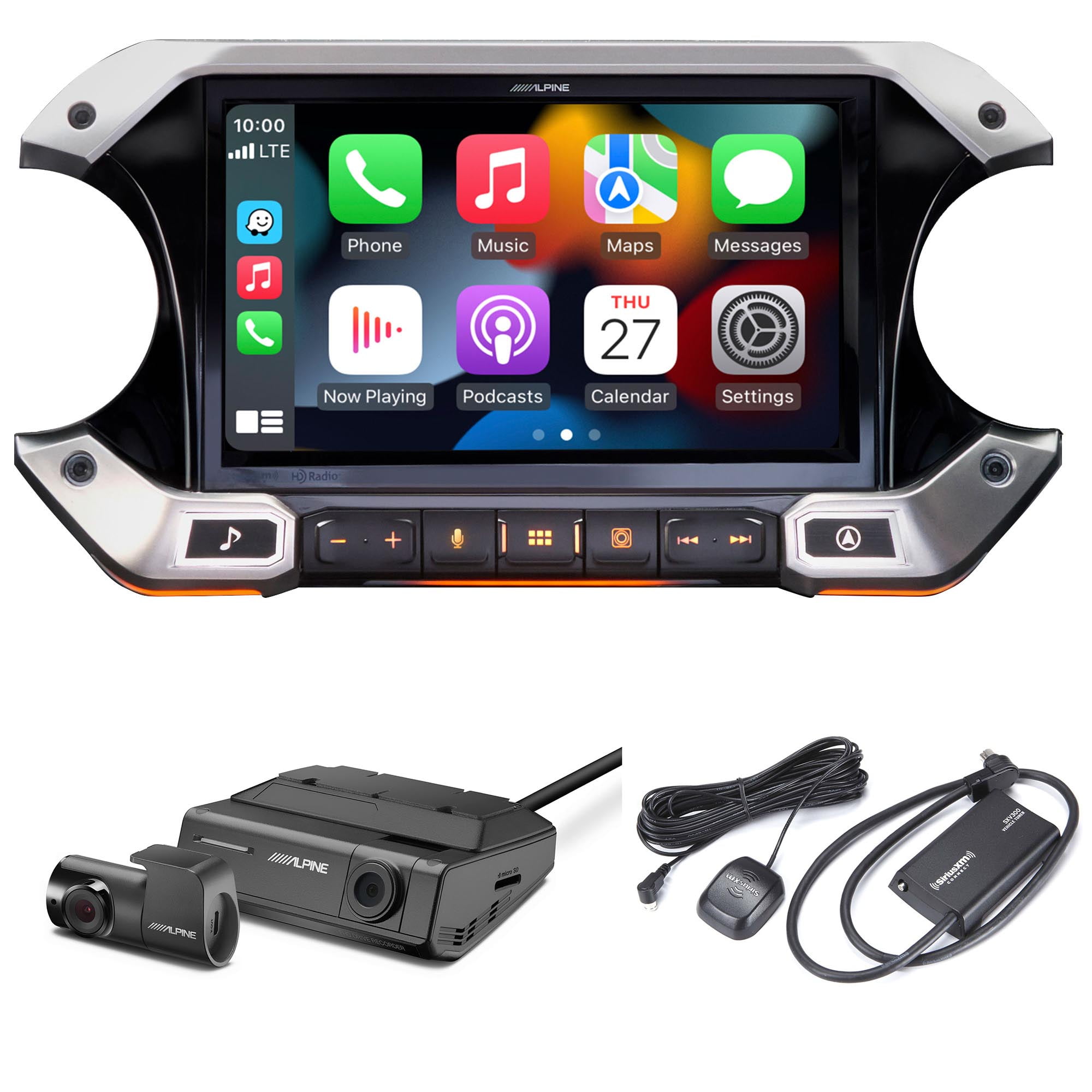 Alpine JL Wrangler i509-WRA-JL 9-inch Weather-Resistant Digital Media ...