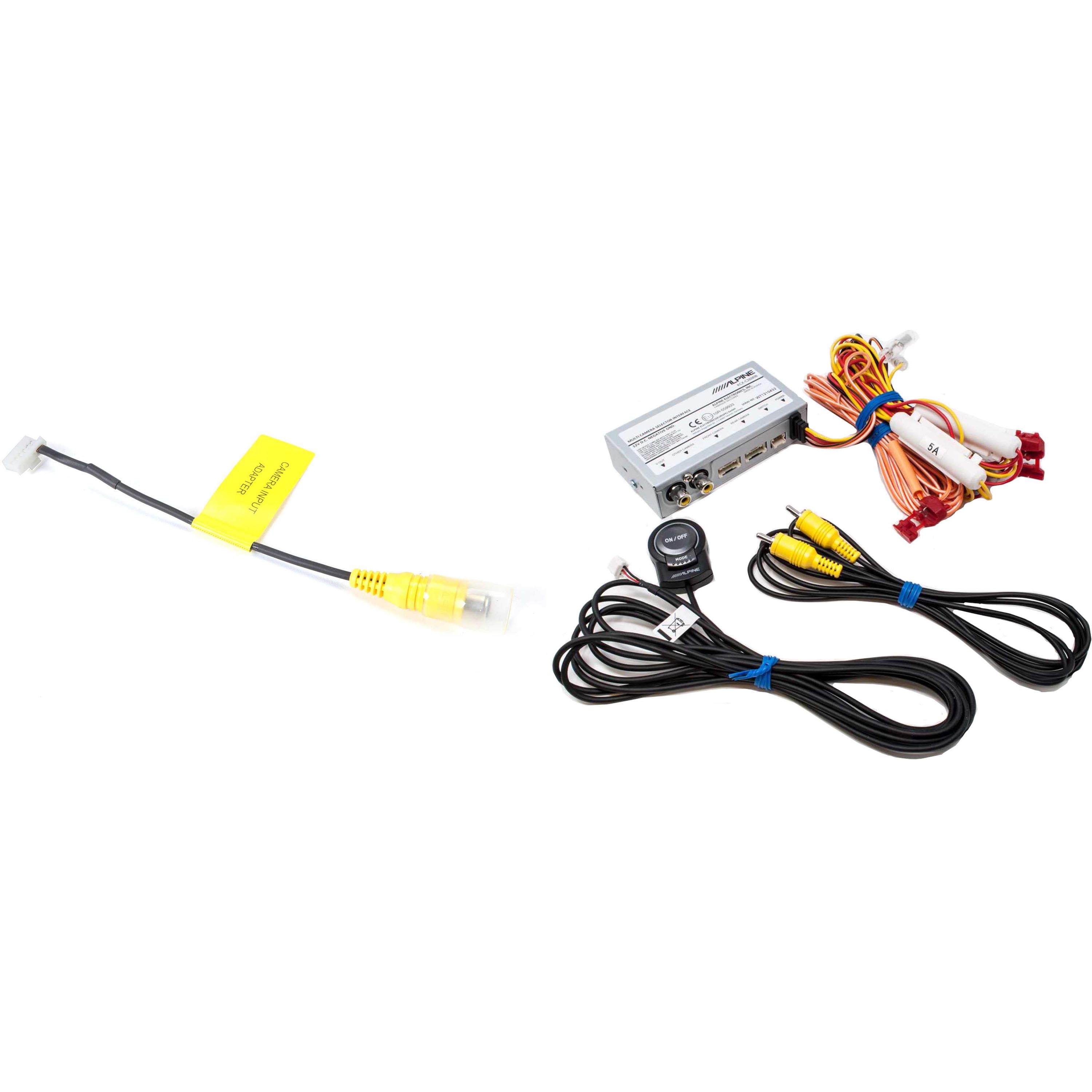 Alpine KCX-C2600B Camera Switcher & KCX-CAM1Composite RCA Camera ...