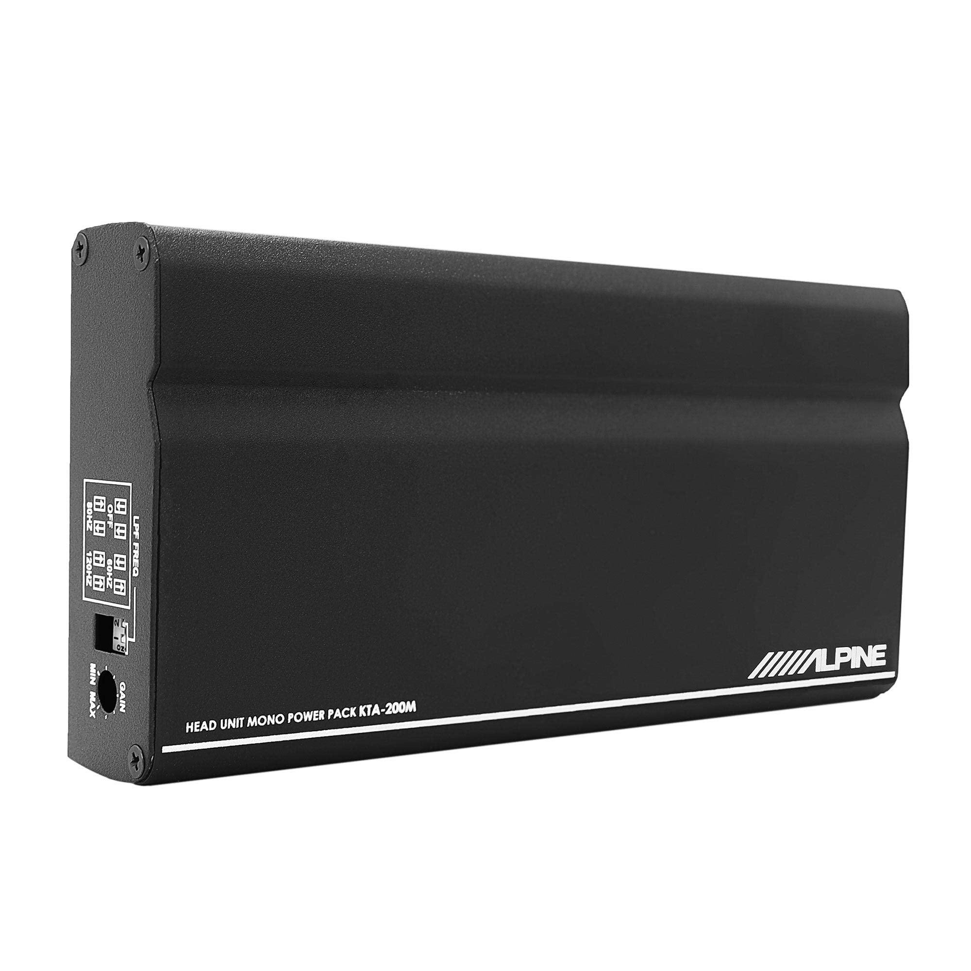 Alpine KTA-200M Mono 400-Watt Power Pack Amplifier C49 - Walmart.com