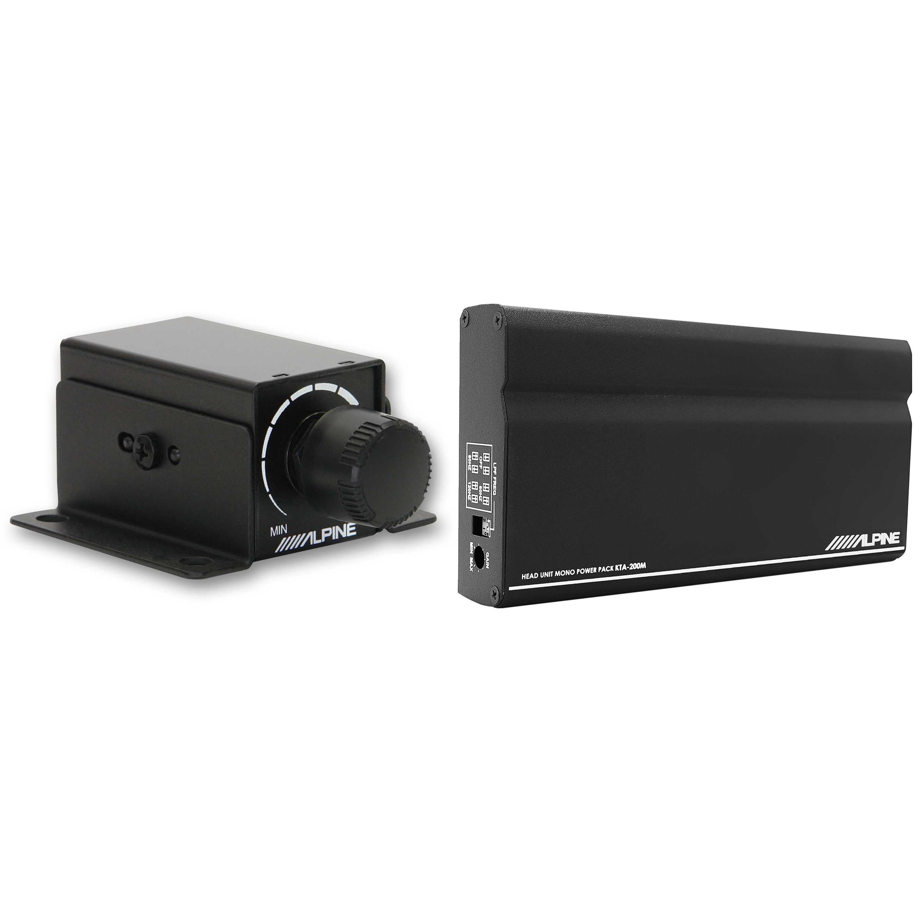 Alpine KTA-200M Mono Power Pack Amplifier with PowerStack Capability ...