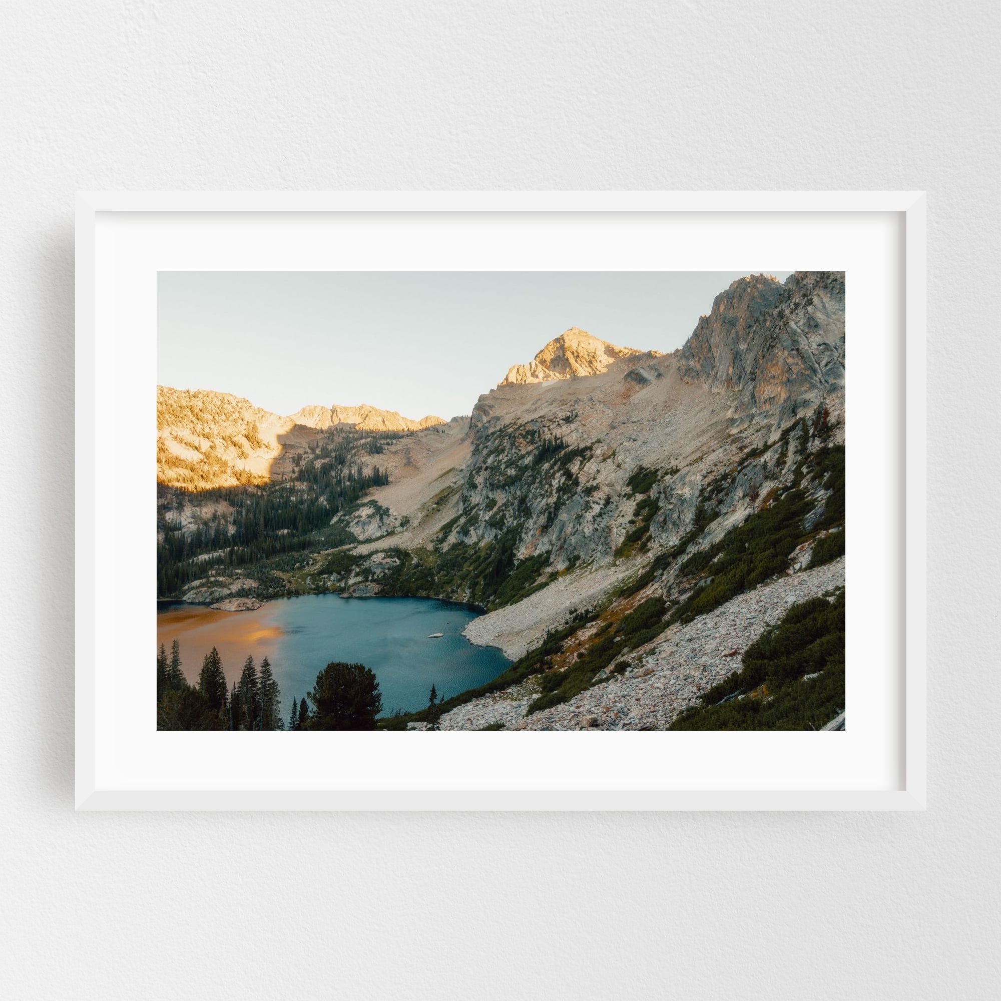 Alpine Lake Shadows - Stanley Idaho Photography Mountain Nature ...