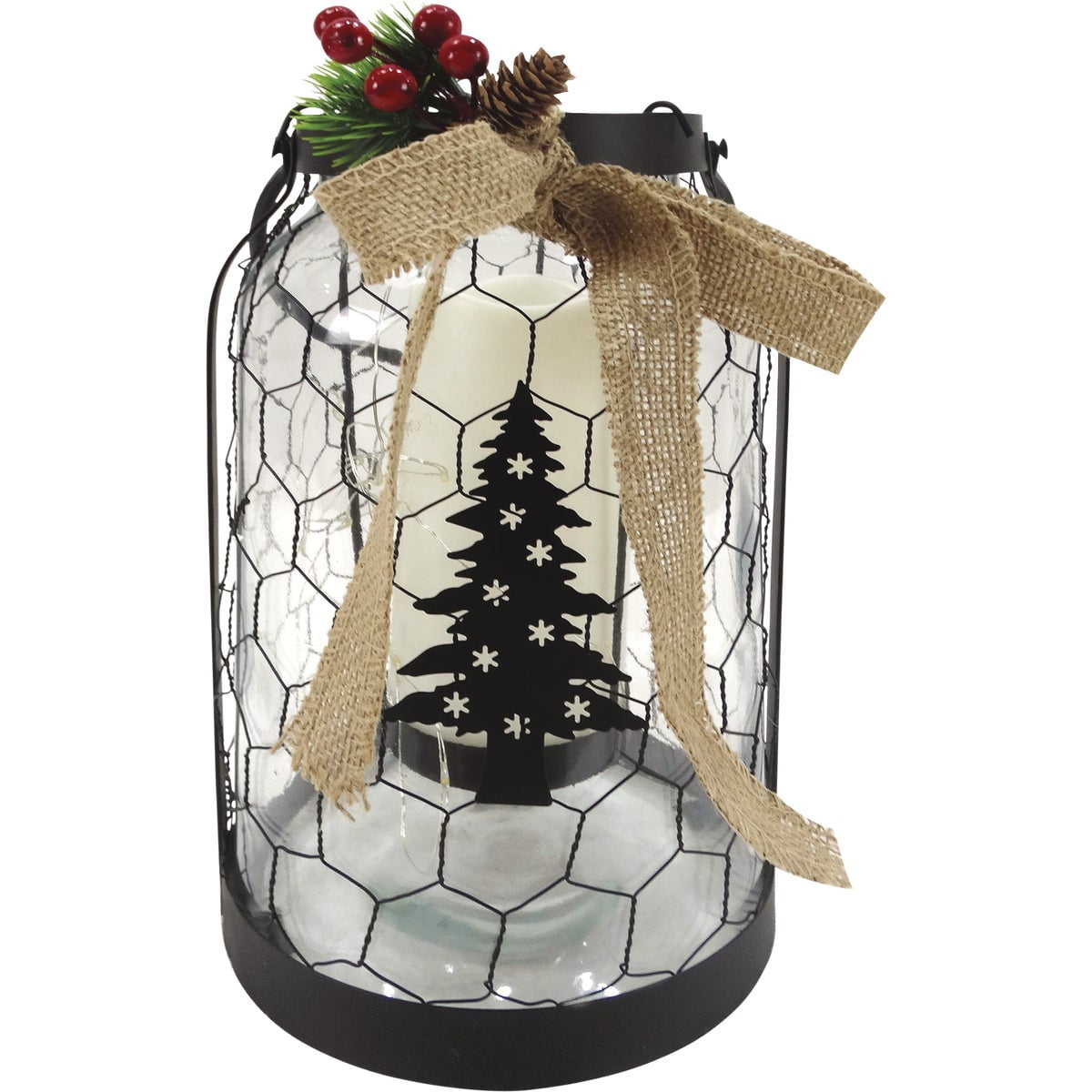 Alpine Led Xmas Tree Lantern HGY468HH - Walmart.com