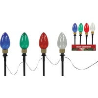 Alpine Light Bulb Garden Pathway Light Stake - Pack of 6 - Walmart.com
