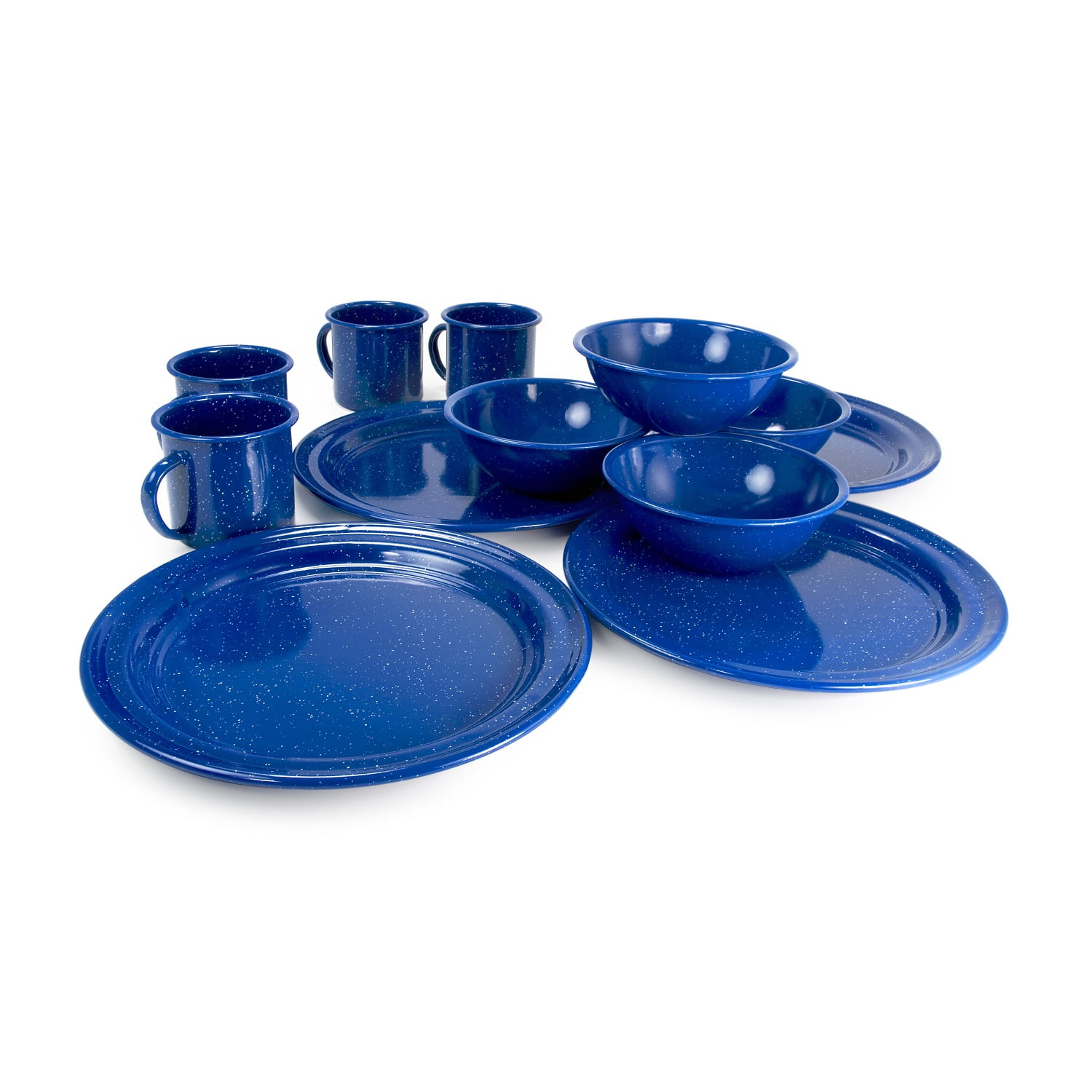 Alpine Mountain Gear 4-Person Enamel Dinning Set - Walmart.com
