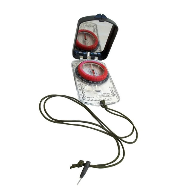 Alpine Mountain Gear Map Compass with Adjustable Declination - Walmart.com