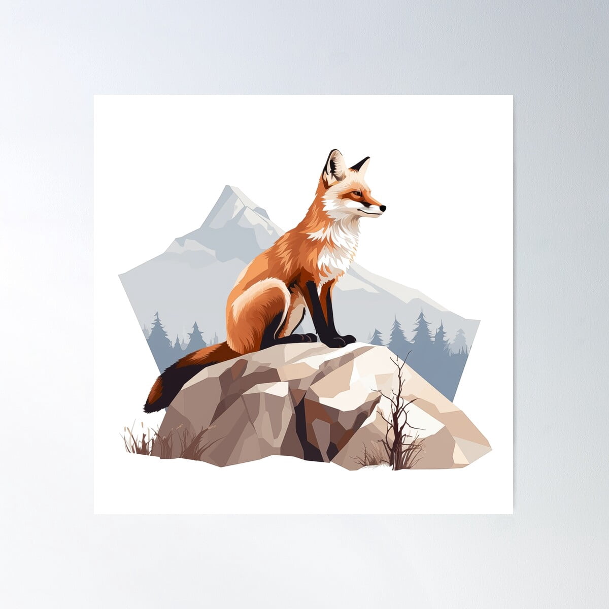 Alpine Observer Red Fox - Outdoor Wildlife Series | Wanderupnorthco ...