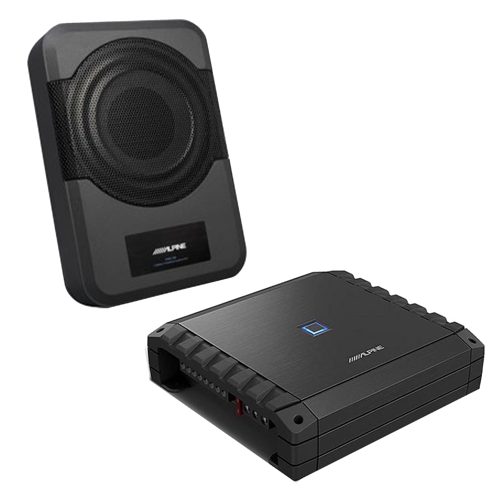 Alpine PWE-S8 Compact 8-Inch Powered Subwoofer System & S2-A36F S ...