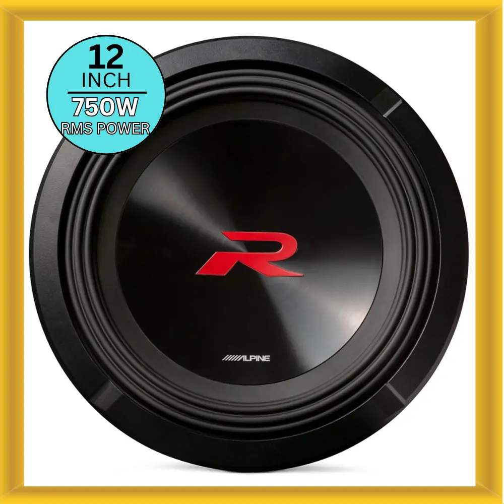 Alpine R-Series R2-W12D2 Car Subwoofer, Black, 12” - Walmart.com
