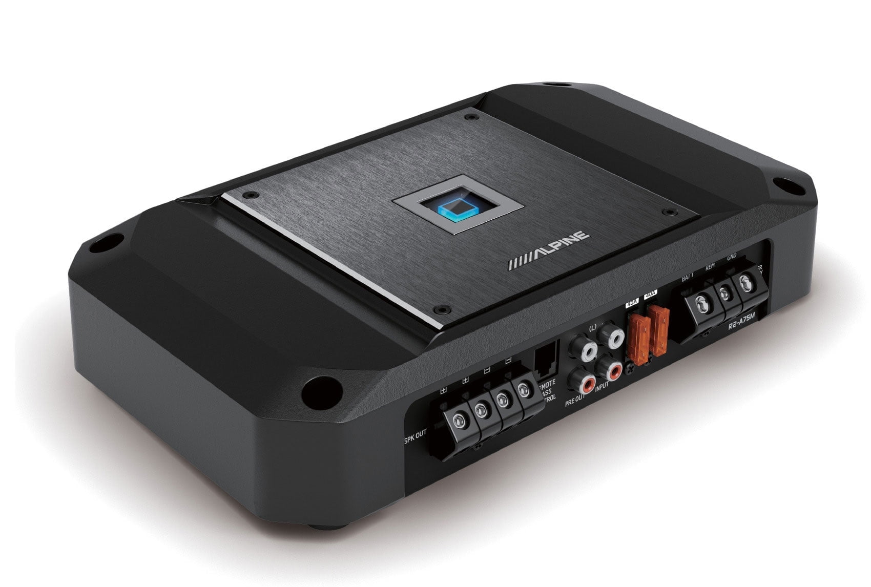 Alpine R2-A75M 750W RMS Mono Amplifier, Compact Design, High ...