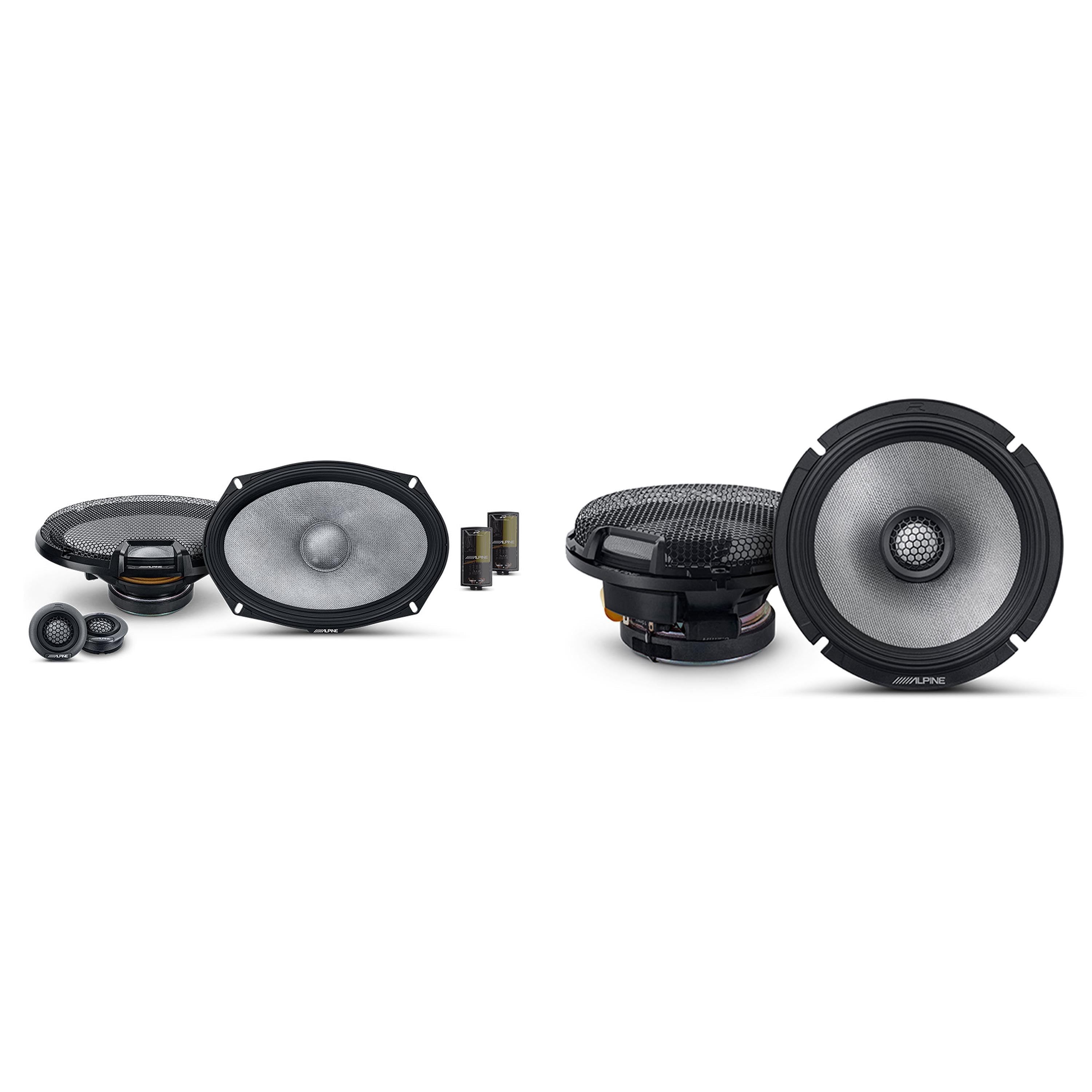 Alpine R2 Speaker Upgrade Compatible With Chevy Silverado Crew Cab ...