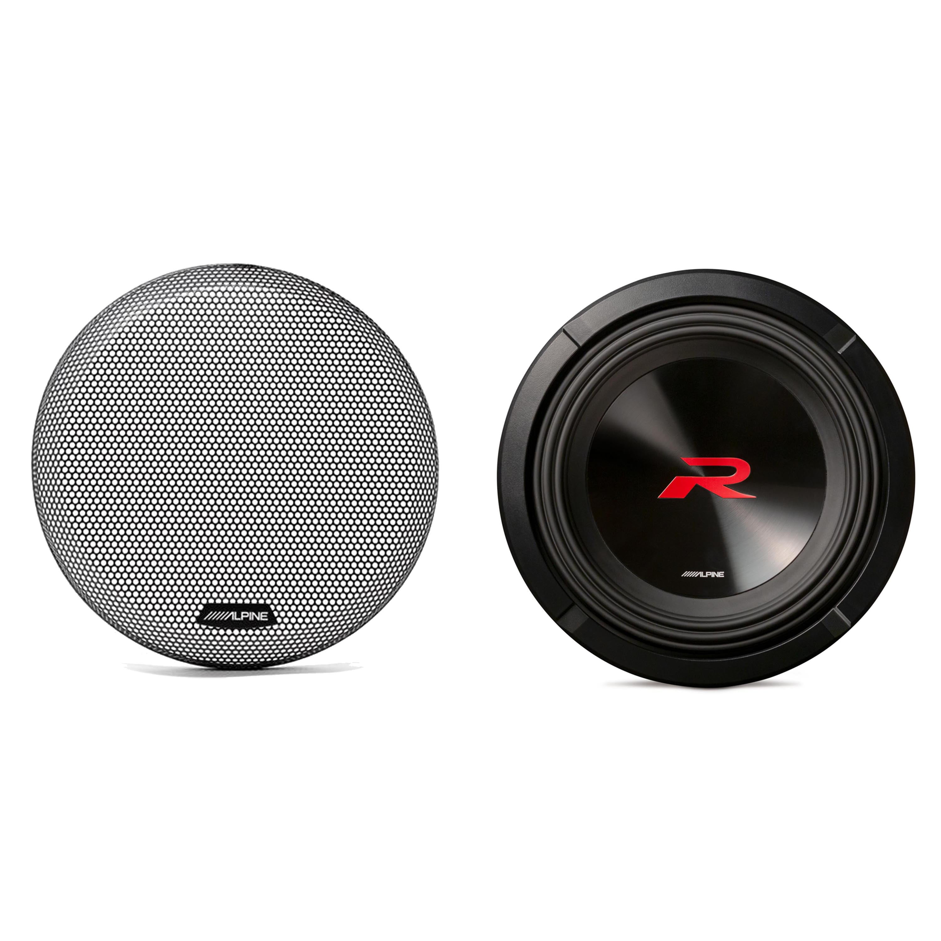 Alpine R2-W10D4 10" R-Series Sub Dual 4-Ohm & KTE-10G.3 Grill - Walmart.com