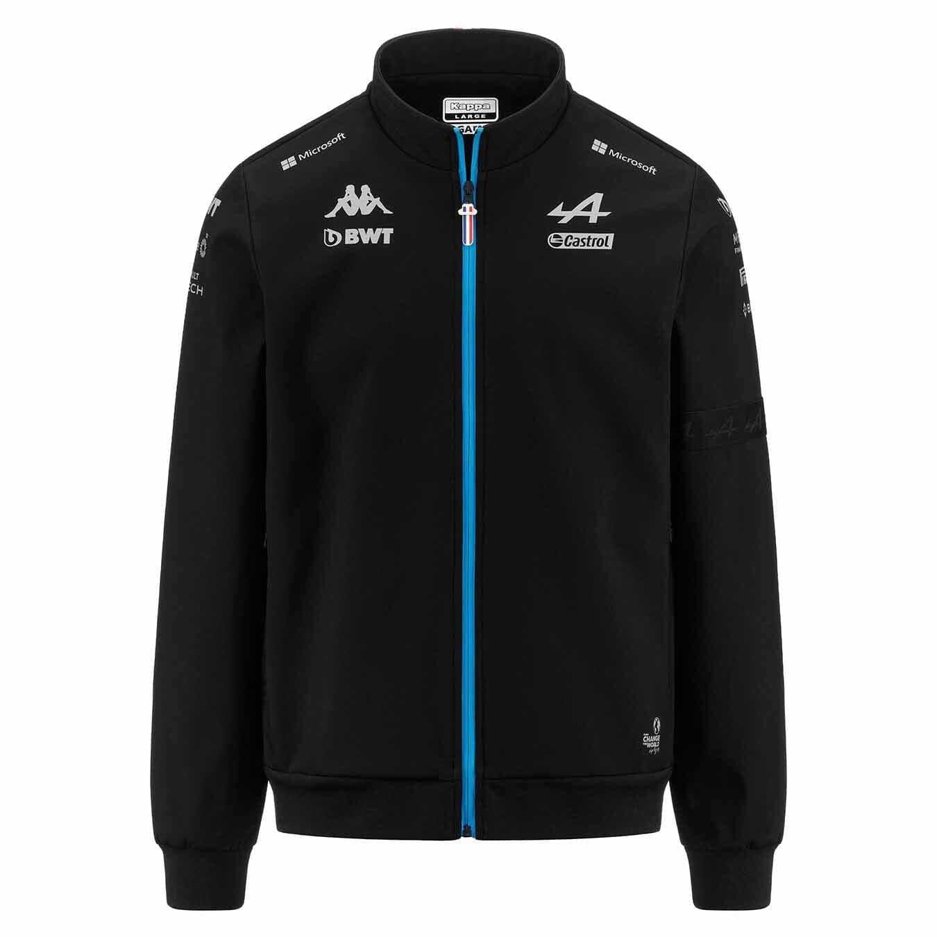 Alpine Racing F1 2023 Men's Team Softshell Jacket - Black - Walmart.com