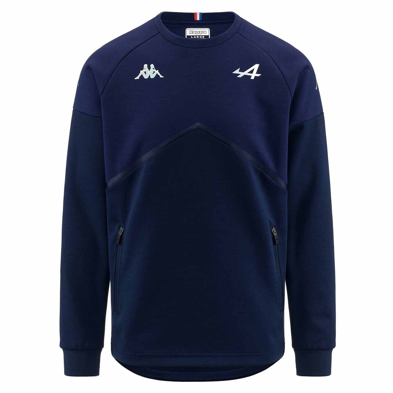 Alpine Racing F1 Men's Team Fleece Pullover - Dark Grey/Blue - Walmart.com