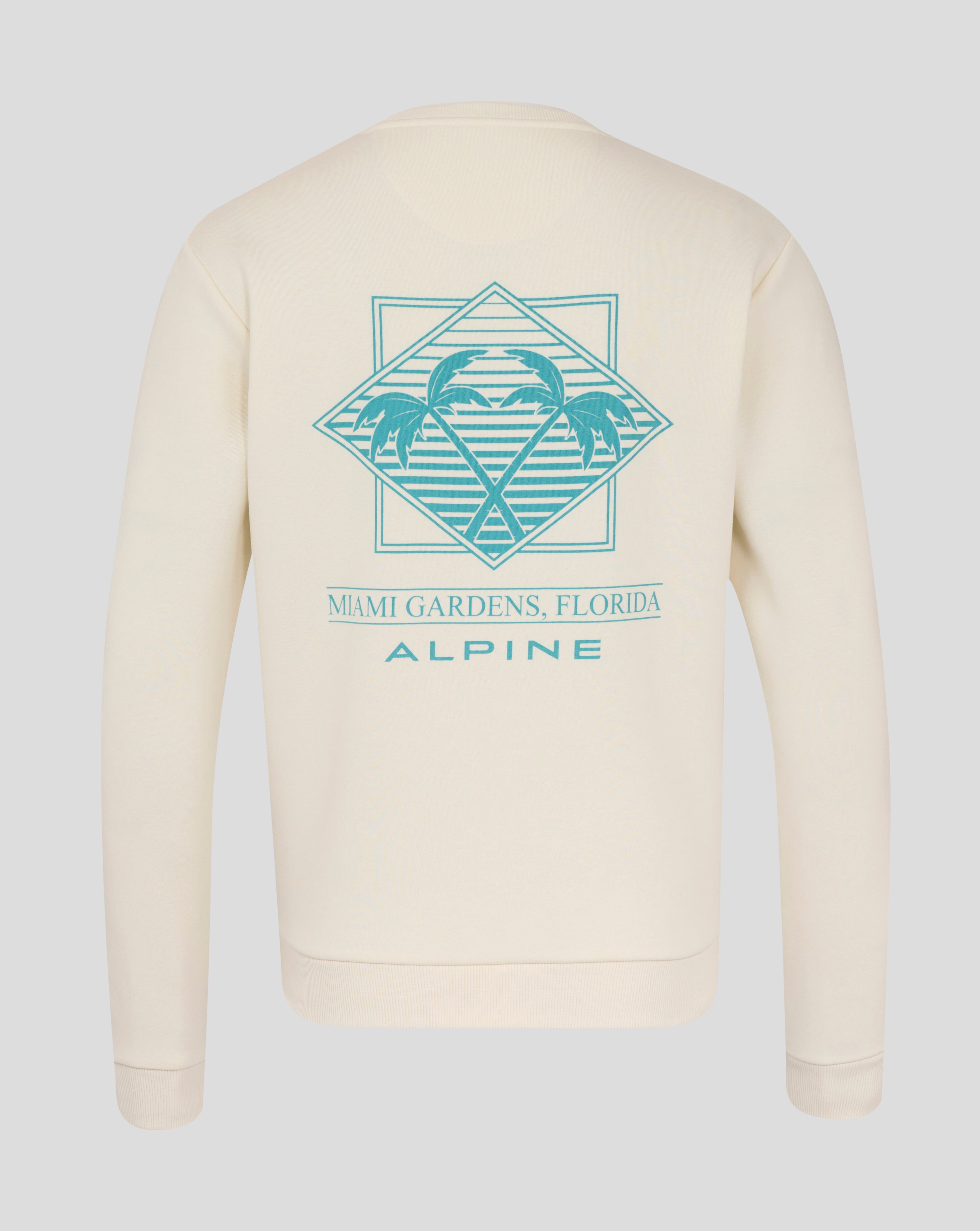 Alpine Racing F1 Special Edition Miami Oversized Sweater - Egret ...