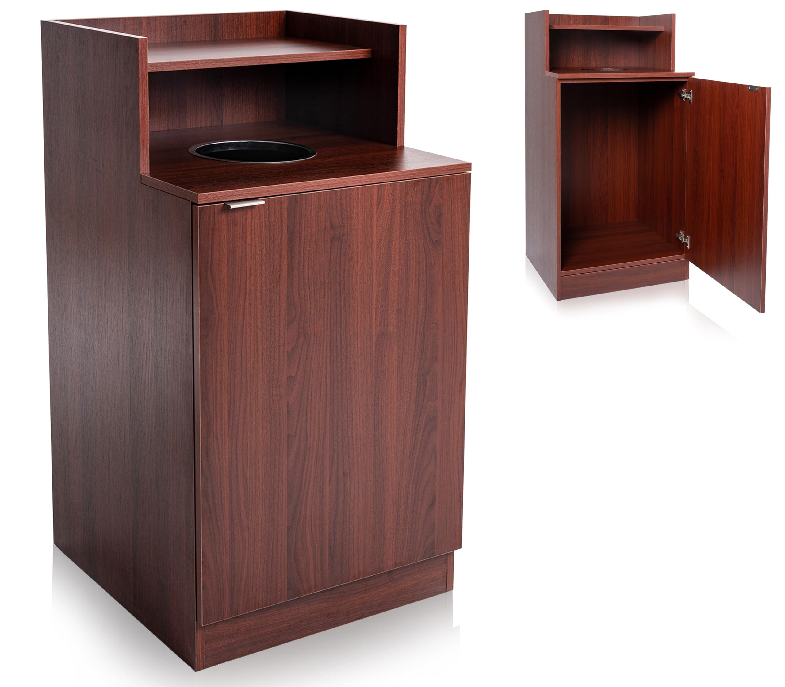 Alpine Restaurant Trash Bin Cabinet - Commercial Trash Can Garbage ...