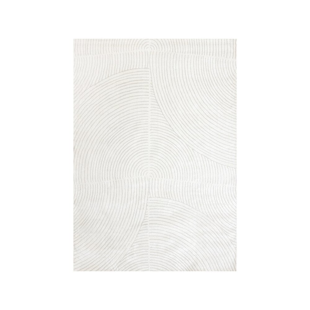 Novelle Home Holly Light Cream Swirl Soft Textured Area Rug - Walmart.com