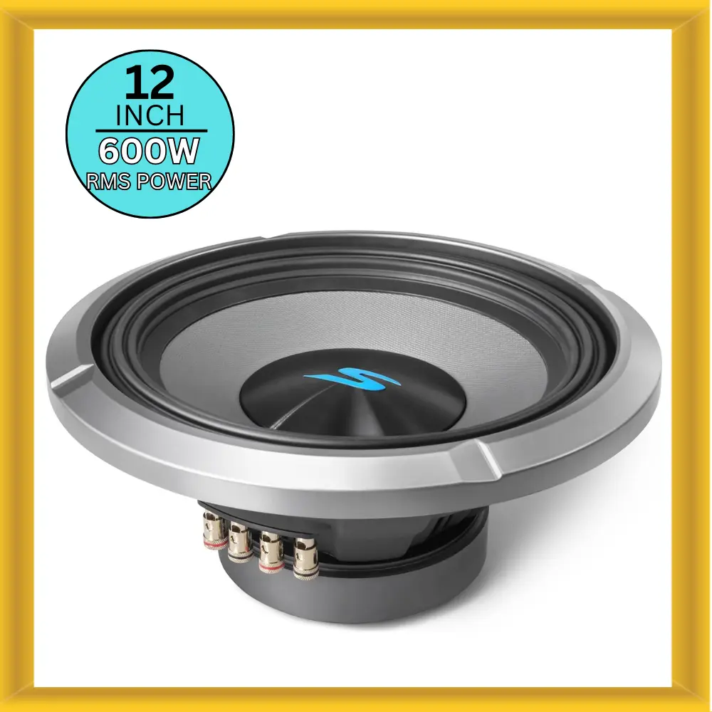 Alpine S-Series S2-W12D2 12 Inch Dual 2 OHM Car Subwoofer 600 Watts RMS ...