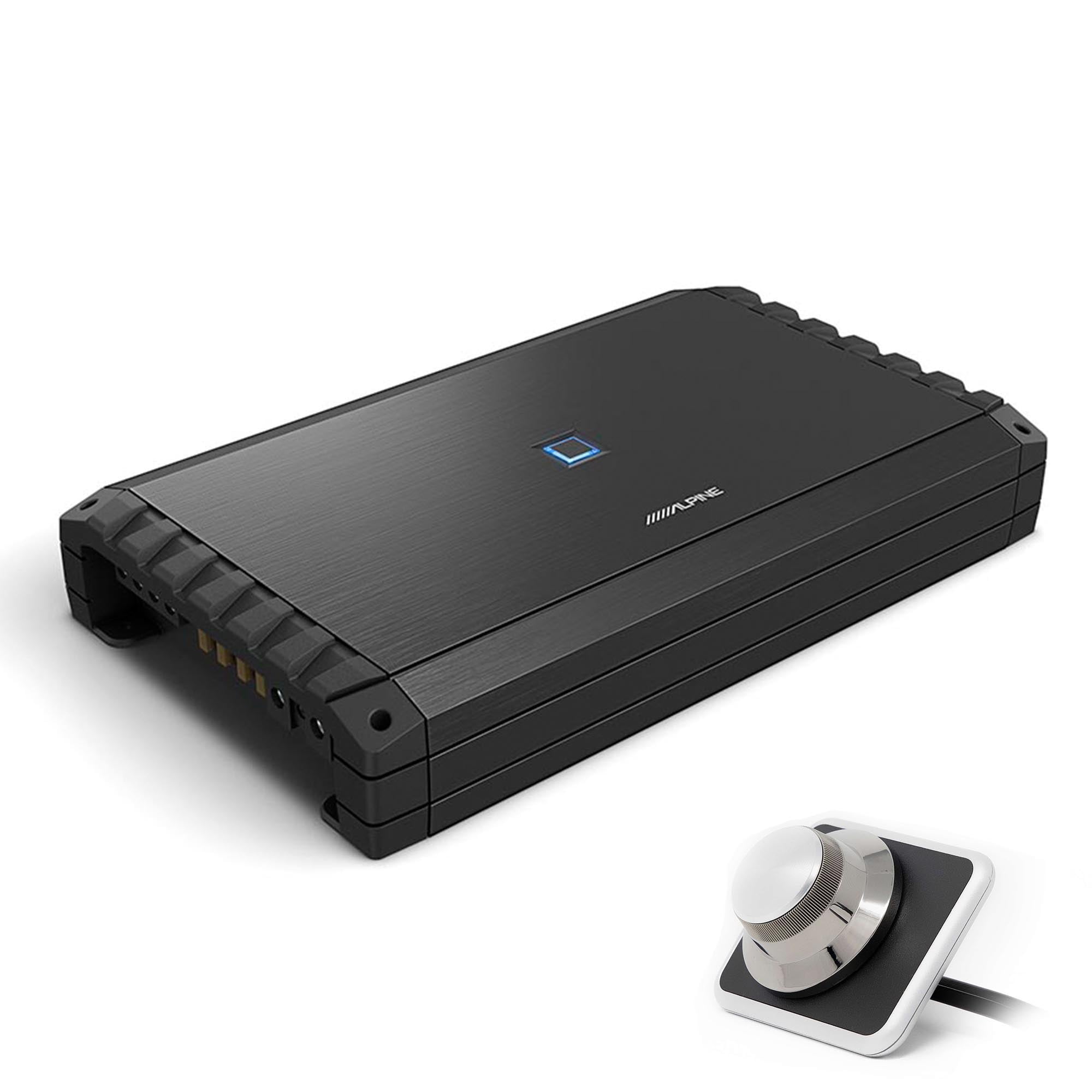 Alpine S2-A120M S-Series Class-D Mono Subwoofer Amplifier & Alpine RUX ...