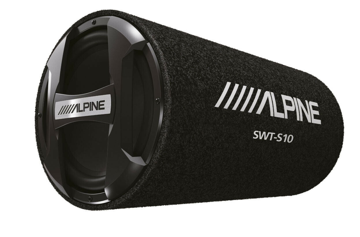 Alpine SWT-12S4 1500W Single 12" Sealed Subwoofer Tube - Walmart.com