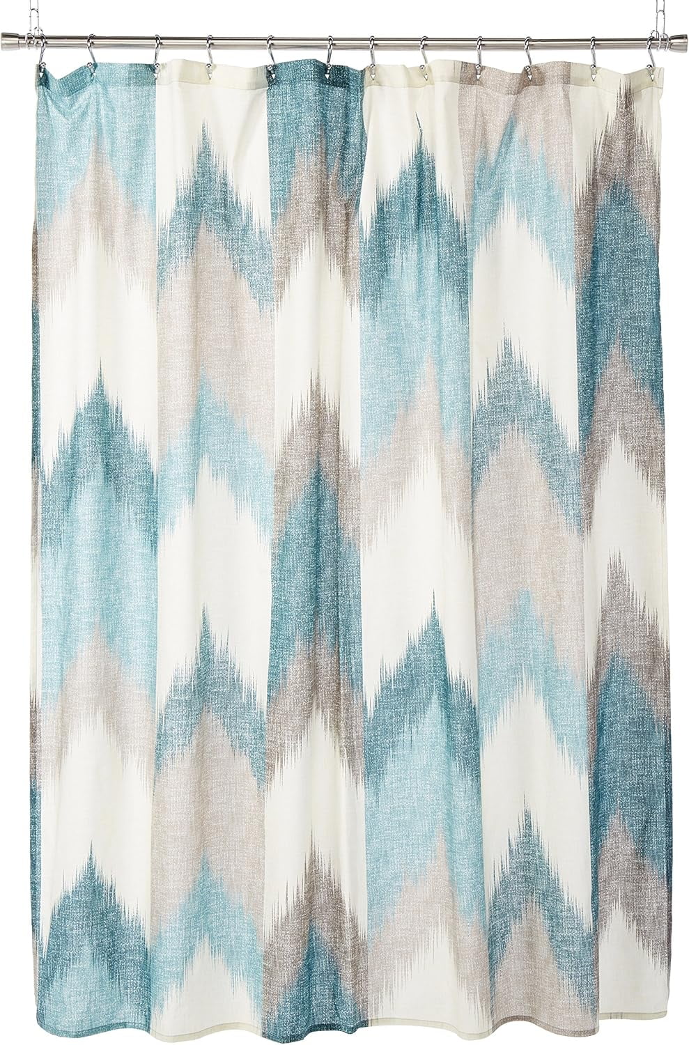 Alpine Shower Curtain Cotton Printed Modern Abstract Pattern Machine ...