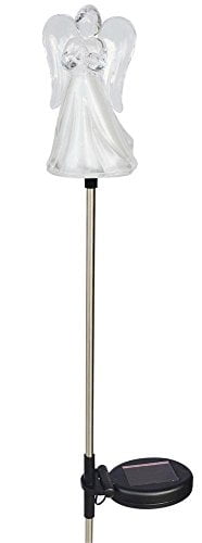 Alpine Solar LED Angel Garden Stake Light - Walmart.com