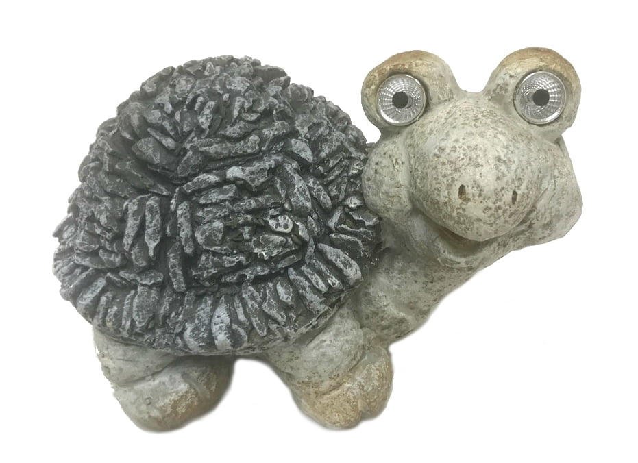 Alpine Solar Turtle Statue with LED Lighted Eyes - Walmart.com