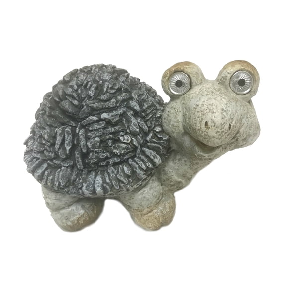Alpine Solar Turtle Statue with LED Lighted Eyes - Walmart.com