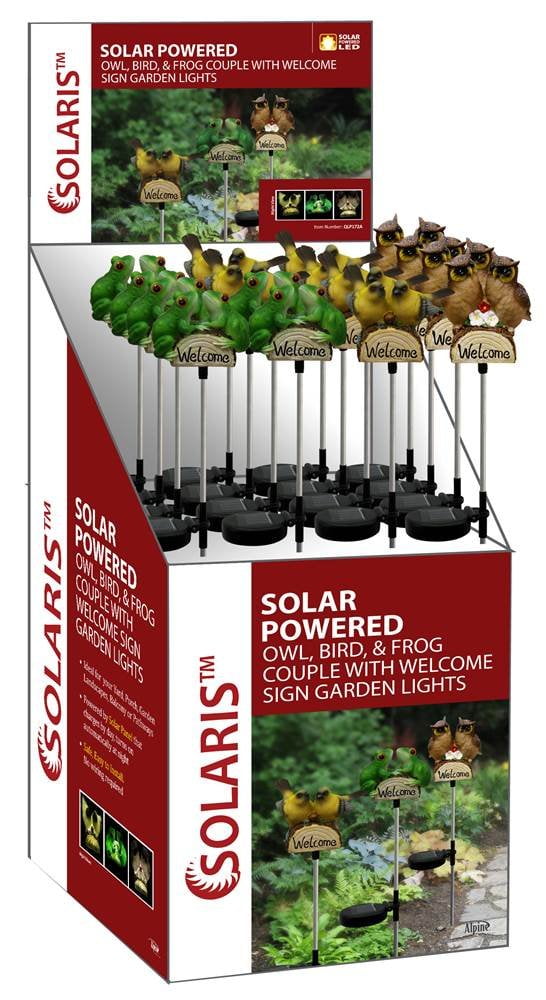 Alpine Solar Welcome Sign Garden Stake - Walmart.com