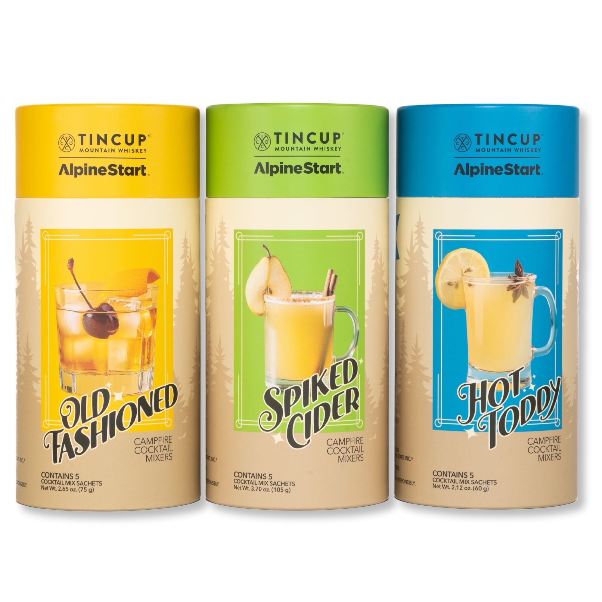 Alpine Start Cocktail Mixer Variety Pack - Old Fashioned Hot Toddy ...