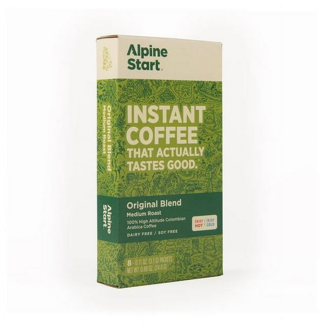 Alpine Start Original Blend Instant Coffee, 8 sticks - Walmart.com