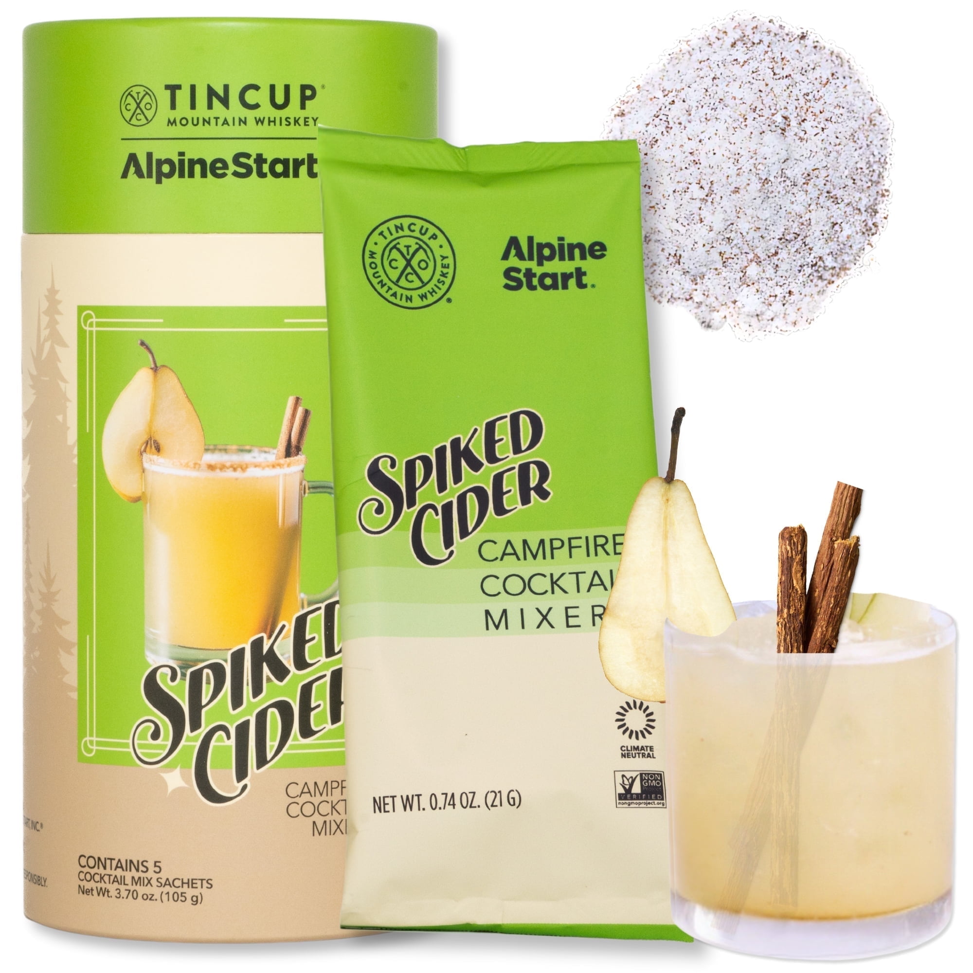 Alpine Start Spiked Cider Campfire Cocktail Mixers - Individual Powder ...