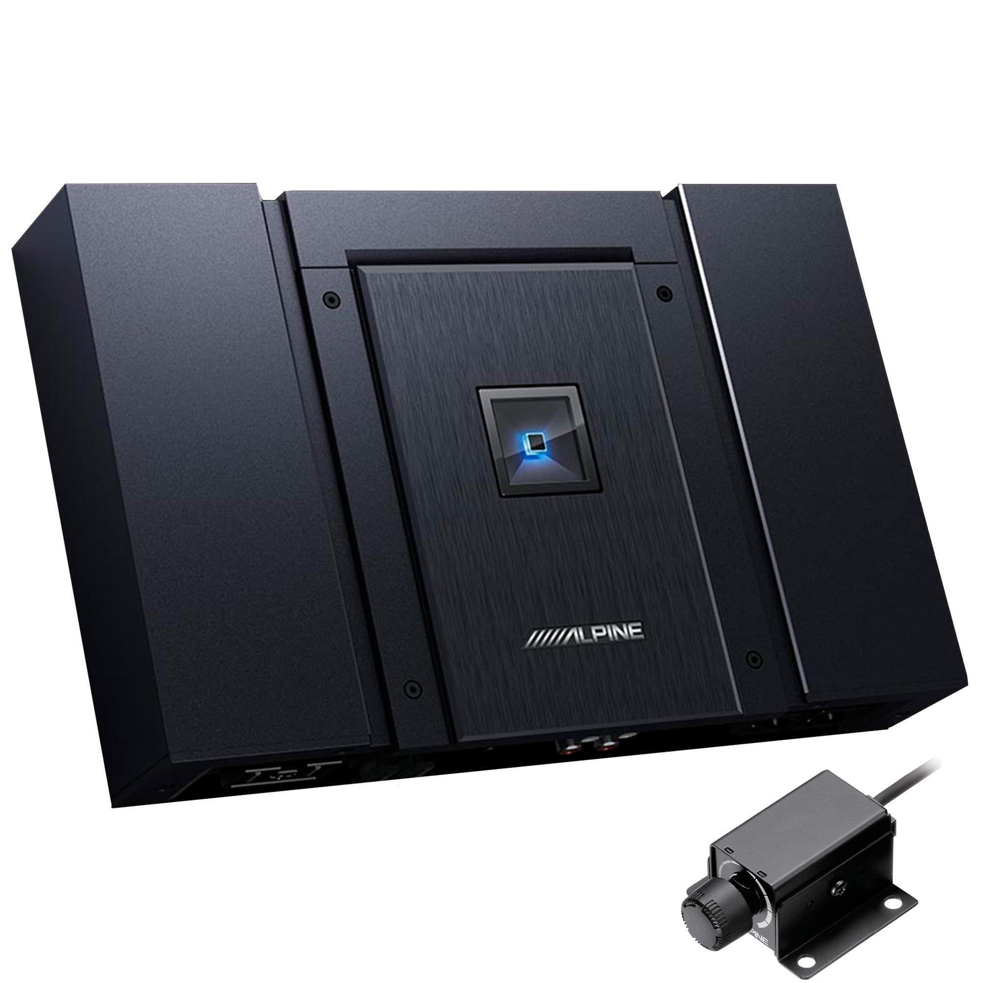 Alpine Status HDA-F60 Hi-Res 4-Channel Amplifier & Alpine RUX-KNOB.2 ...