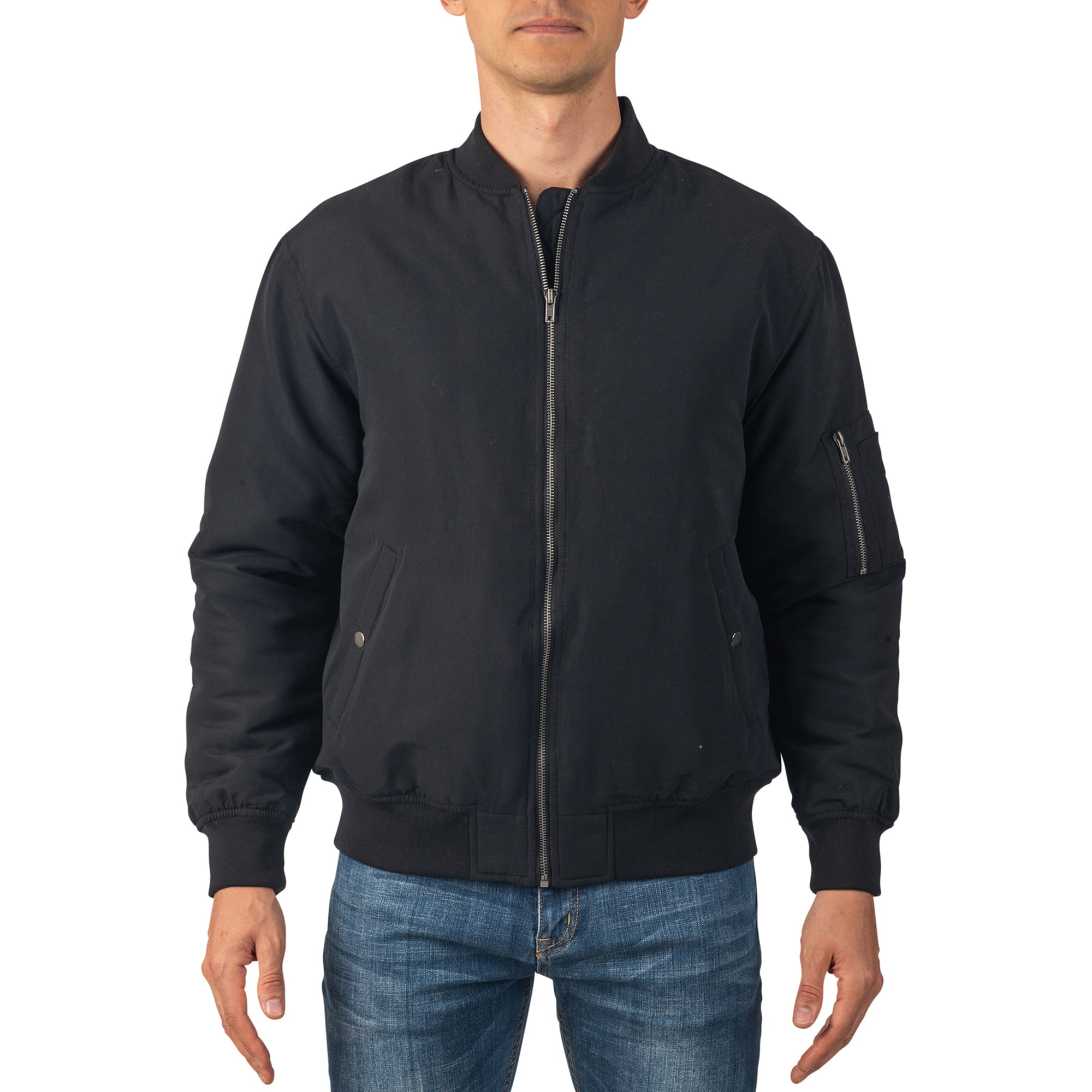 Alpine Swiss Damon Mens Bomber Jacket | Warm Quilted Flight Jacket with ...