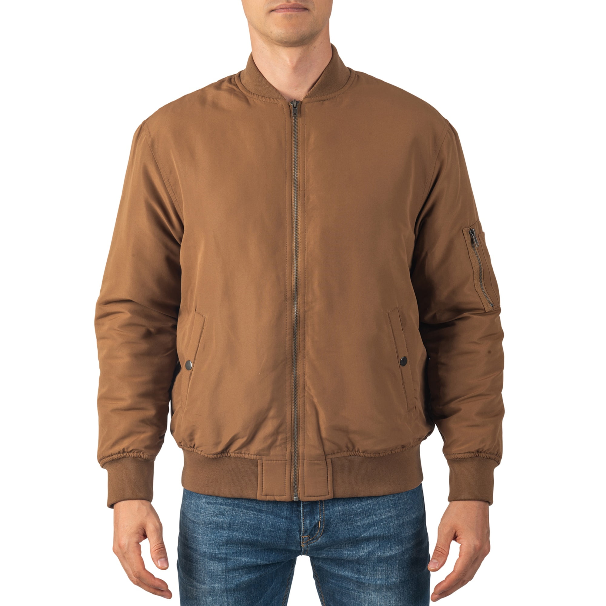 Alpine Swiss Damon Mens Bomber Jacket | Warm Quilted Flight Jacket with ...