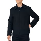 Alpine Swiss Grant Mens 28" Long Open Bottom Wool Blend JD Bomber ...