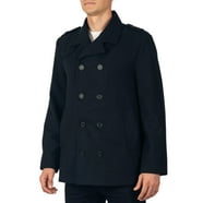 Alpine Swiss Mason Mens Wool Blend Double Breasted Pea Coat Jacket ...