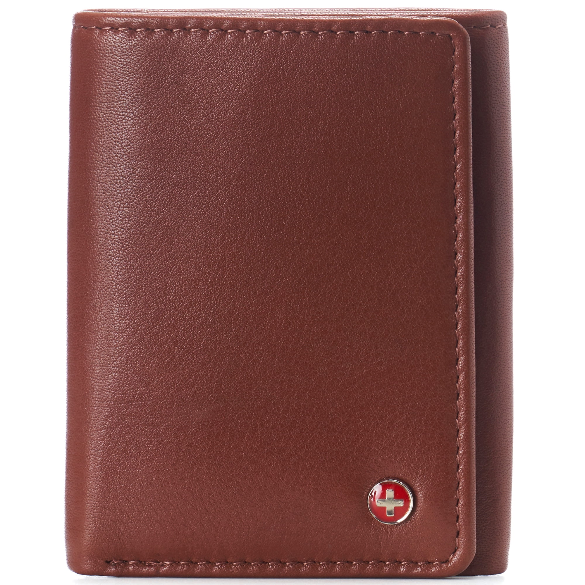 Alpine Swiss Men's Leon RFID Trifold Pocket Wallet – Genuine Leather ...