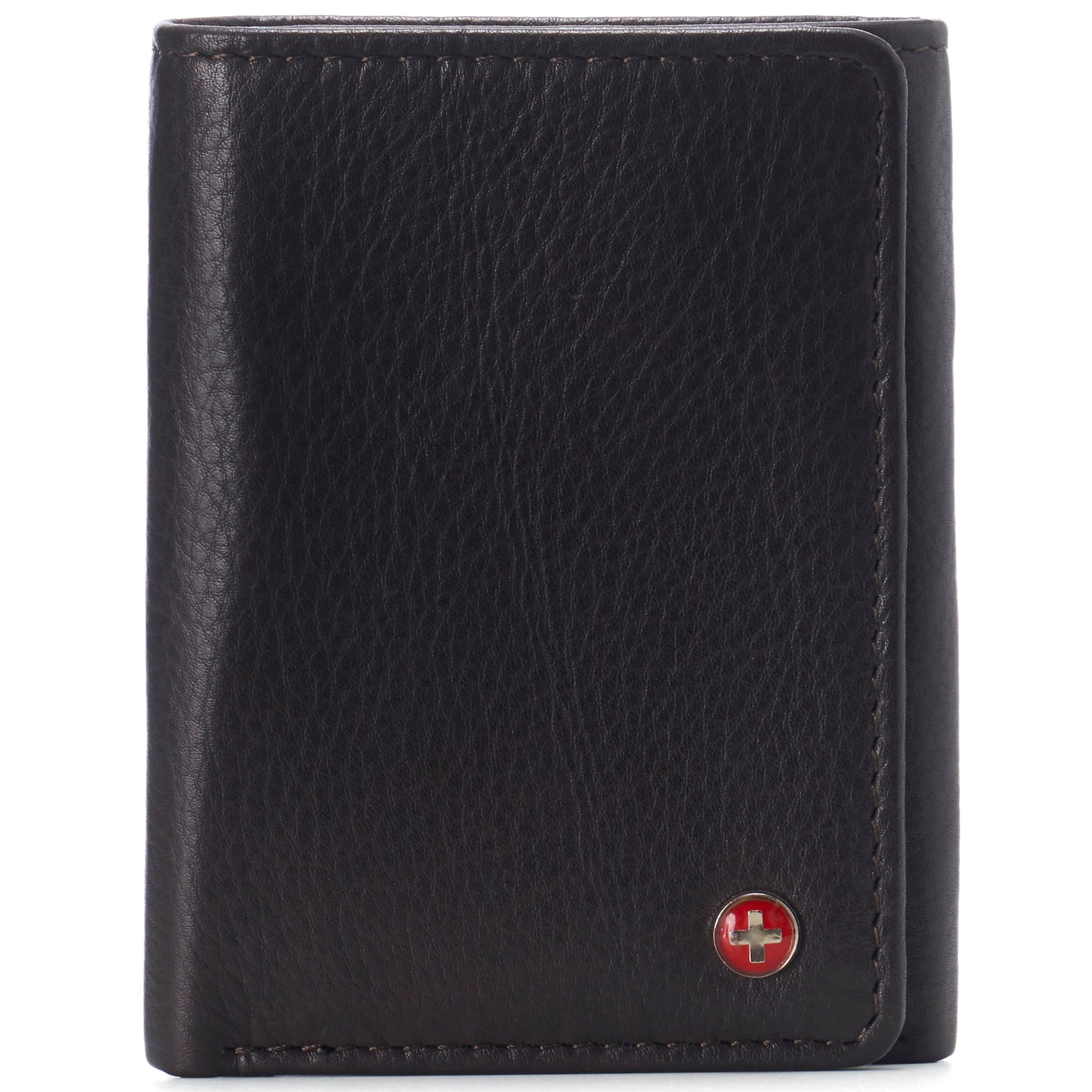 Alpine Swiss Men's Leon RFID Trifold Pocket Wallet – Genuine Leather ...
