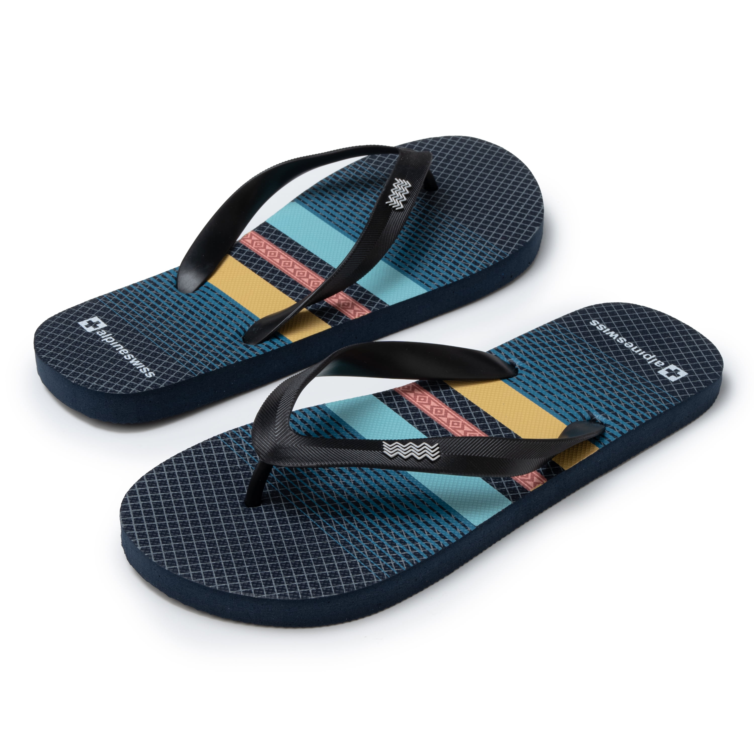 Alpine Swiss Men's Flip Flops | Ultra-light Thin EVA foam Sandals for Beach Pool Everyday Wear ...